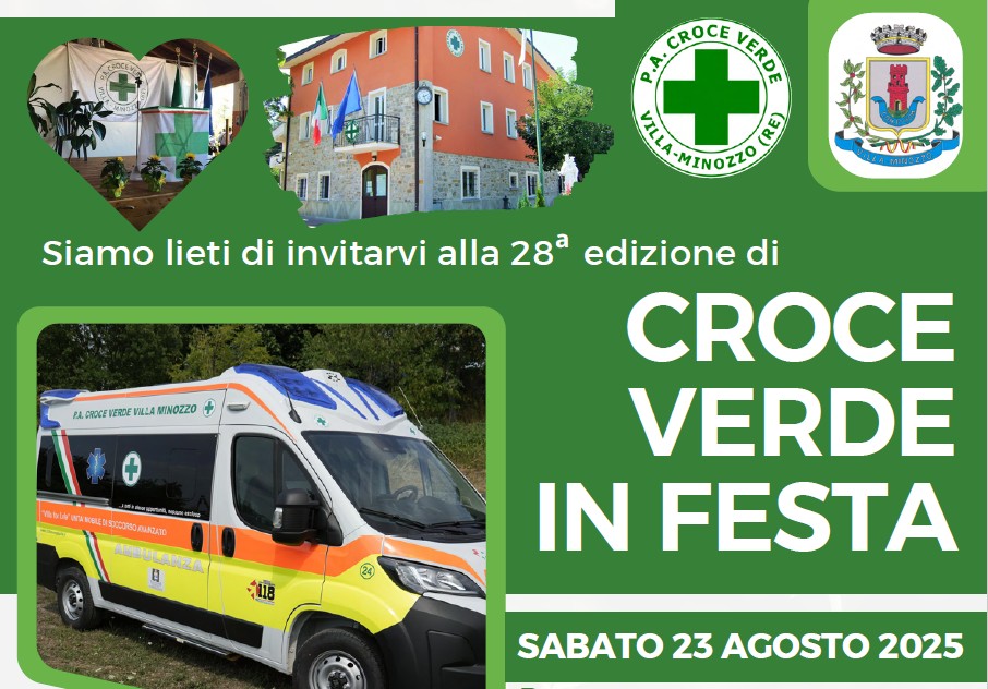 CROCE VERDE IN FESTA - P.A. Croce Verde Villa Minozzo | P.A. Croce ...